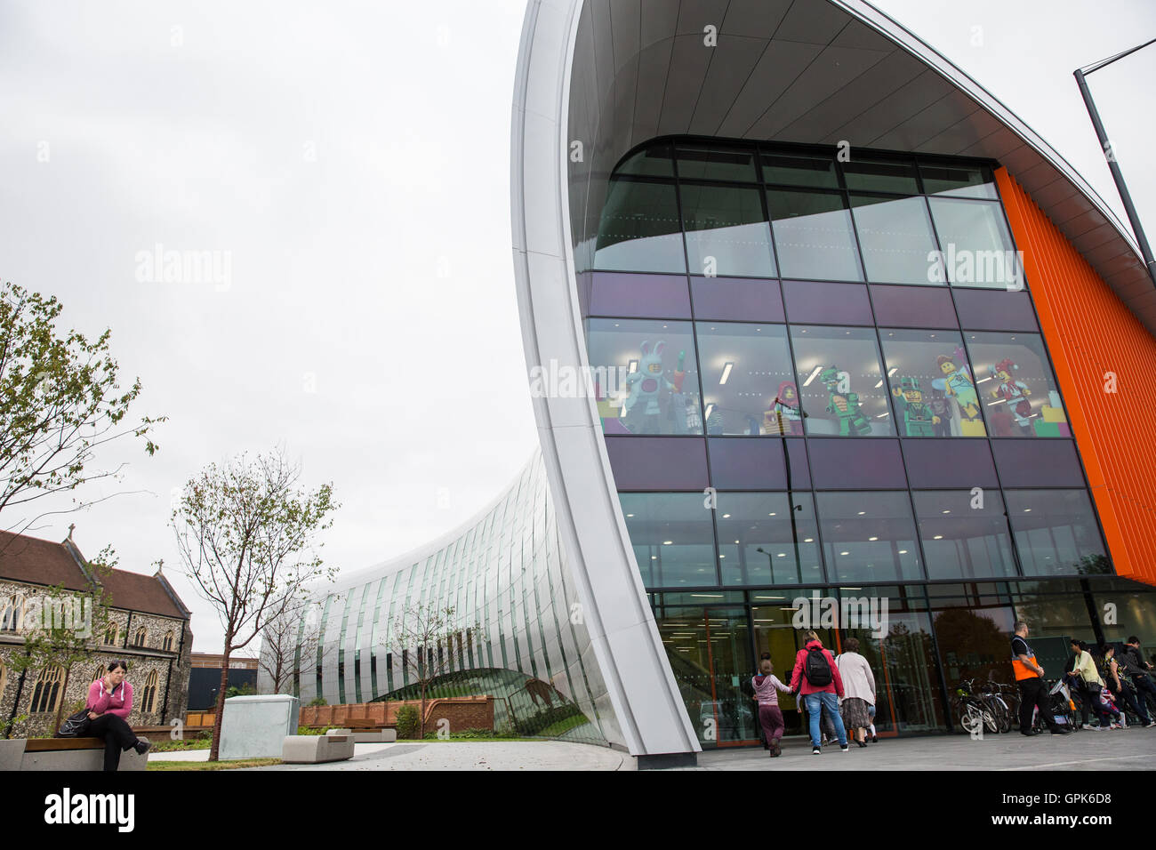 Slough, UK. 3rd September, 2016. The Curve, Slough's new £22m library ...