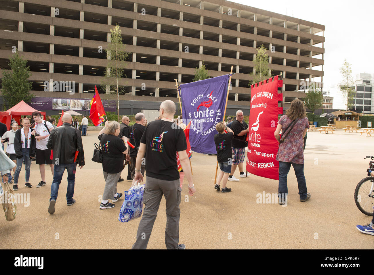 Gay Pride demonstration Reading Stock Photo - Alamy