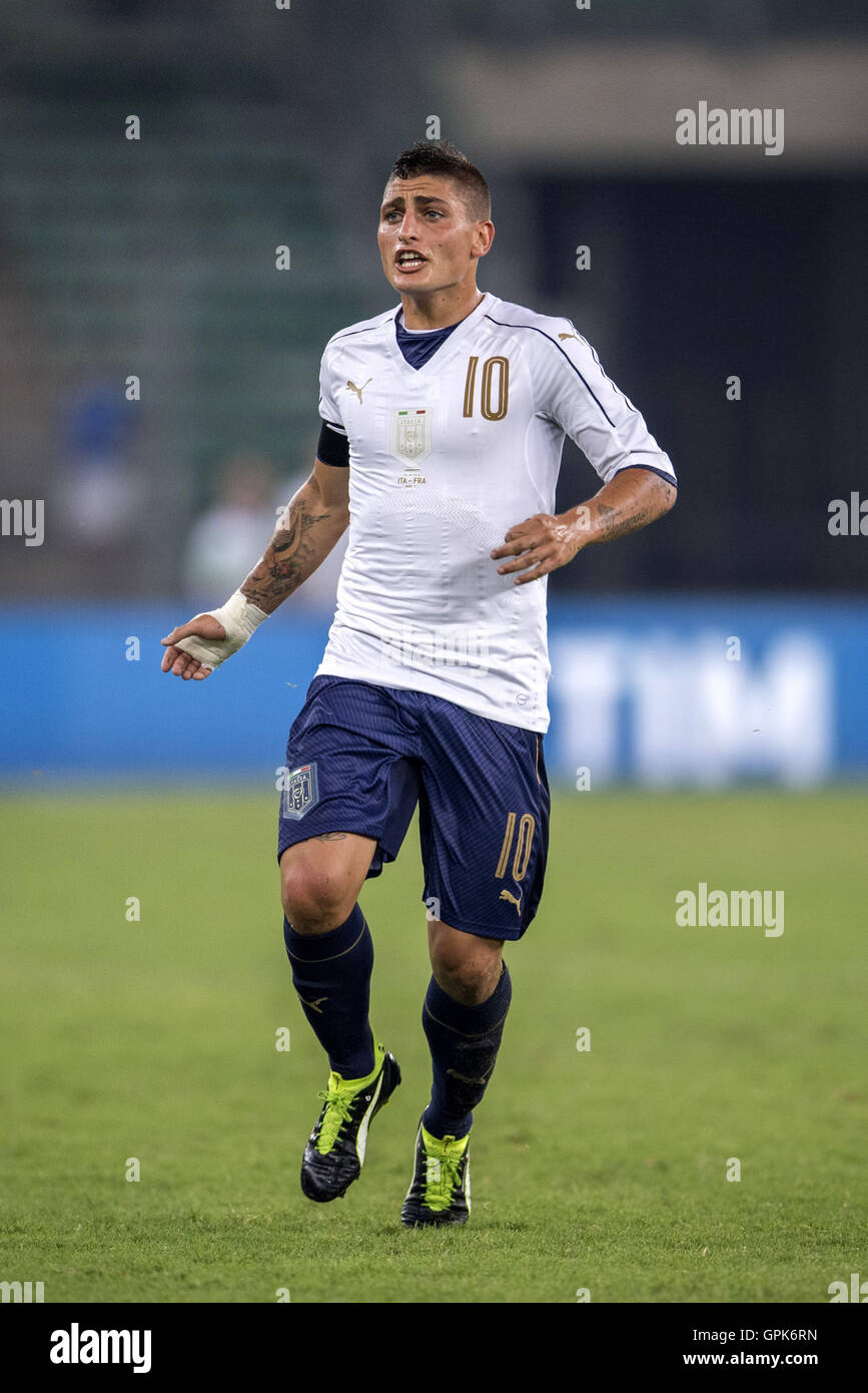Bari, Italy. 1st Sep, 2016. Marco Verratti (ITA) Football/Soccer ...
