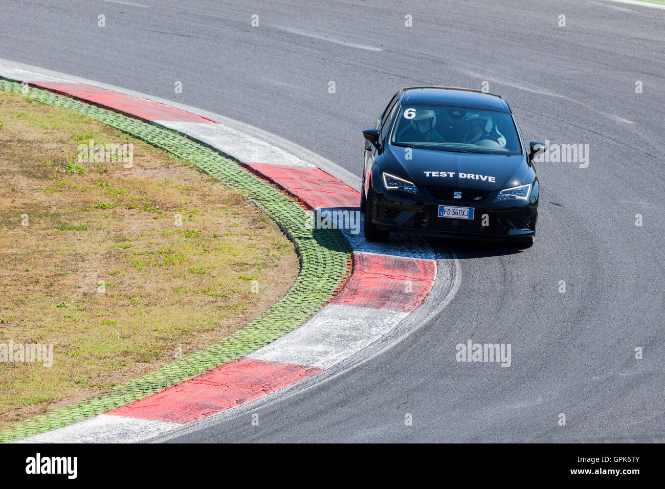 practice and testing tires, at the Vallelunga circuit, in preparation ...