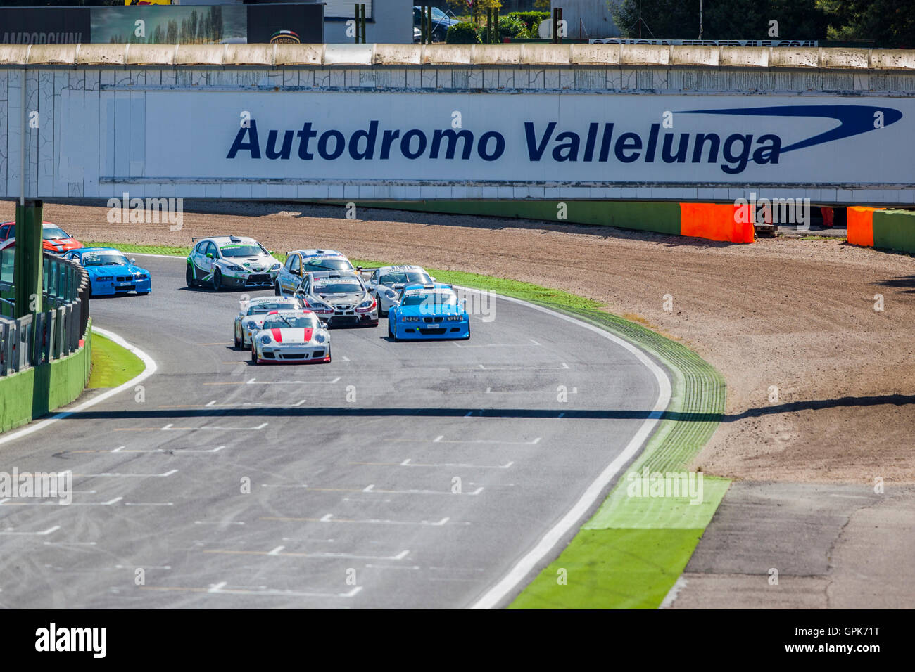practice and testing tires, at the Vallelunga circuit, in preparation ...