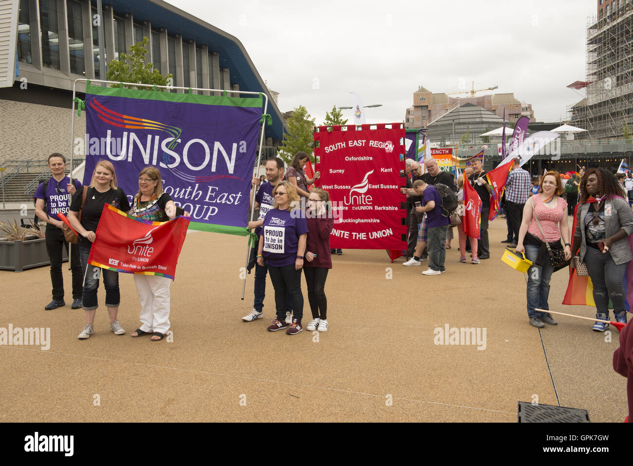 Gay Pride demonstration Reading Stock Photo - Alamy