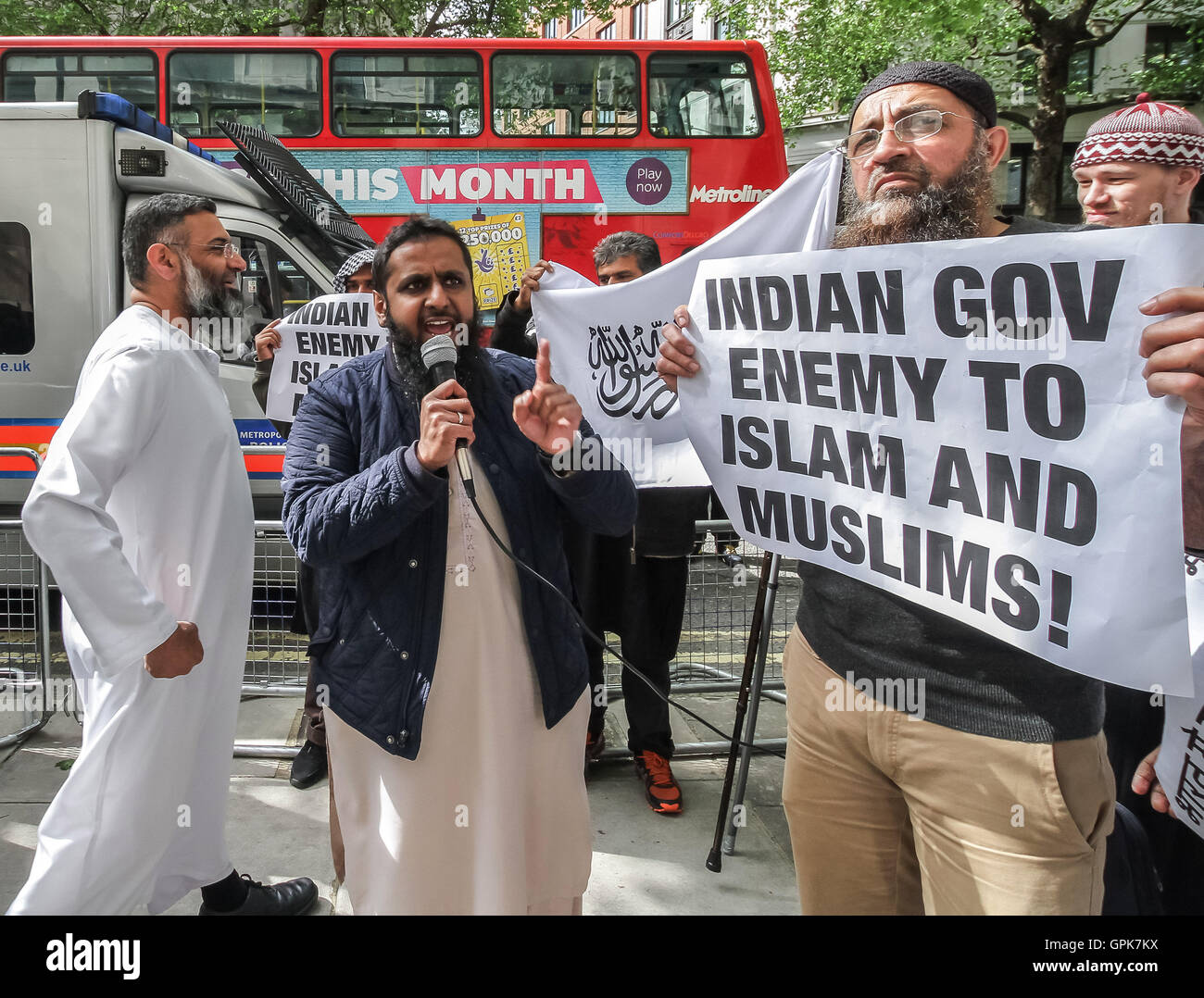 London, UK. 4th September, 2016. File Image: Islamist Yazdani Choudary ...