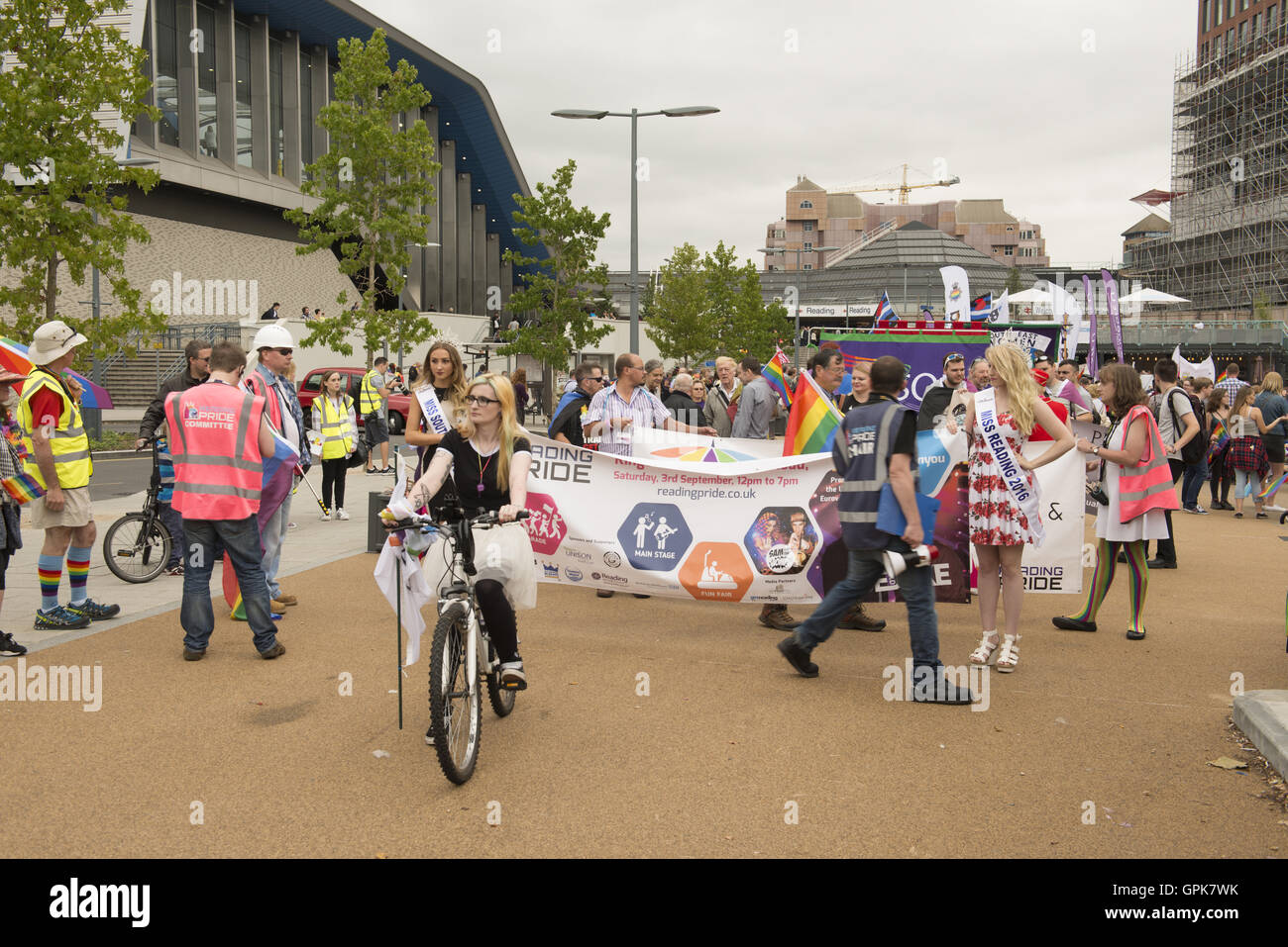 Gay Pride demonstration Reading Stock Photo - Alamy