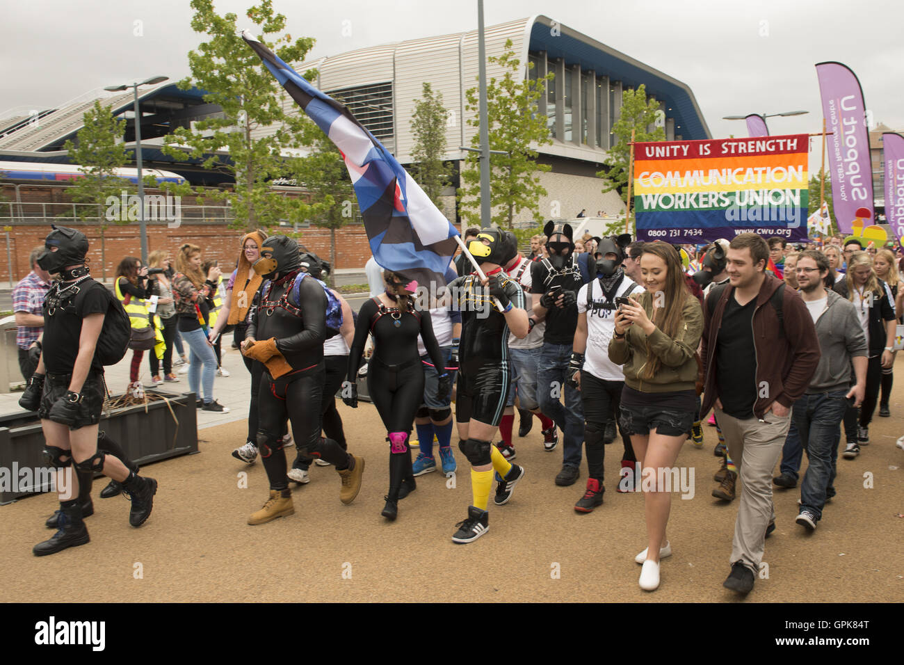 Gay Pride demonstration Reading Stock Photo - Alamy