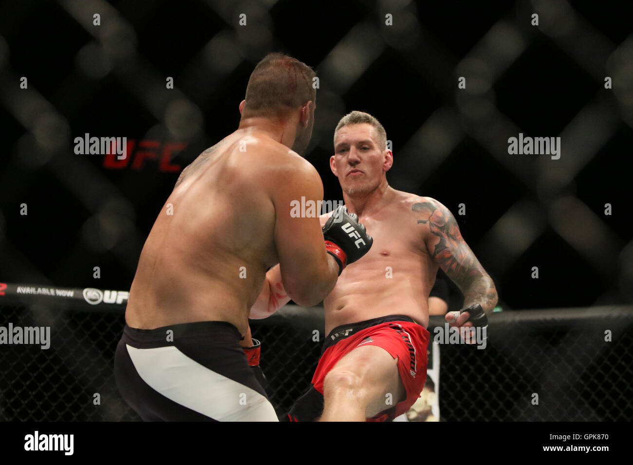 Hamburg, Germany. 3rd September, 2016. Jarjis Danho and Christian ...