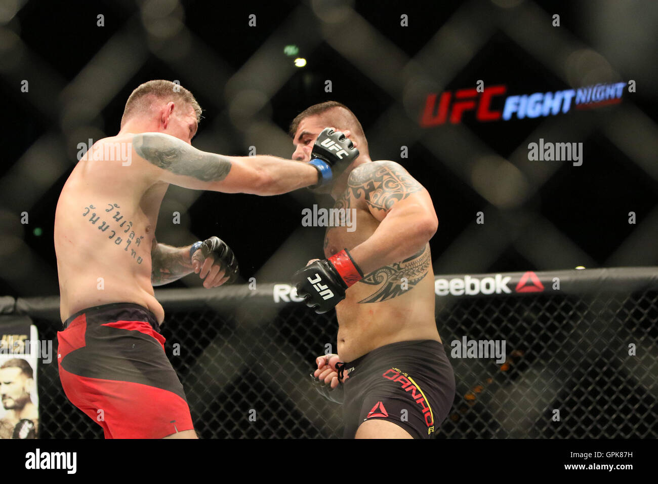Hamburg, Germany. 3rd September, 2016. Christian Colombo connects with ...