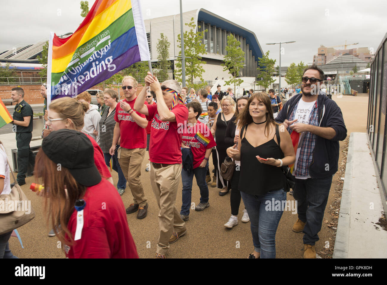Gay Pride demonstration Reading Stock Photo - Alamy