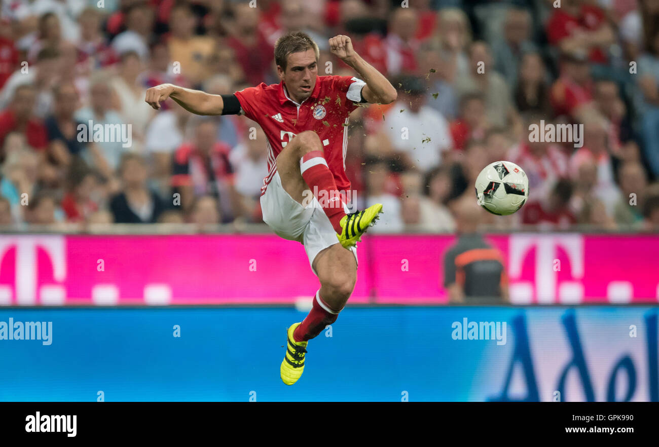 Munich, Germany. 26th Aug, 2016. Bayern's Philipp Lahm in action during ...