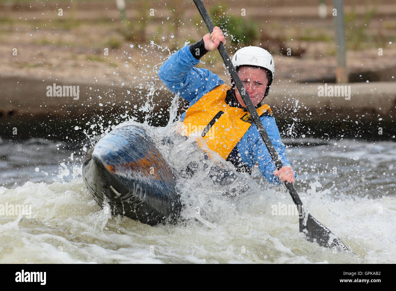 Canoe course hi-res stock photography and images - Alamy