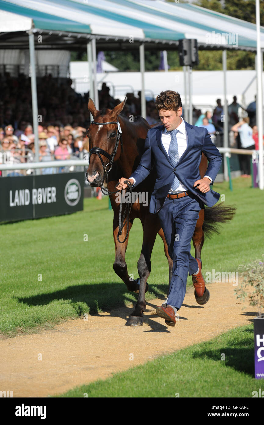 Christopher Burton winner of Burghley Stock Photo - Alamy