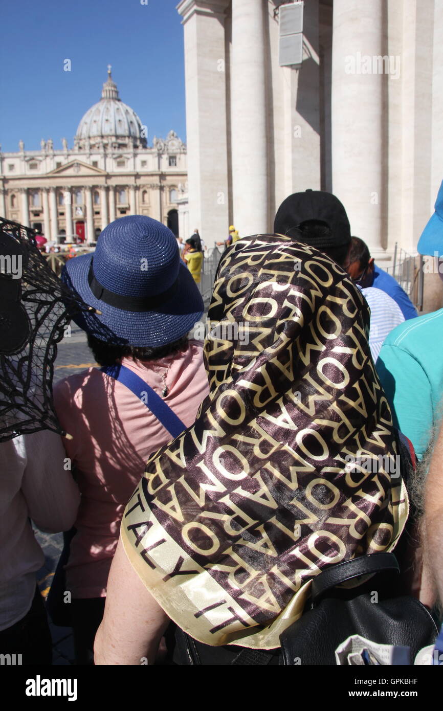 Rome, Italy. 4th Sep, 2016. Pilgrims from all the world gather in the ...