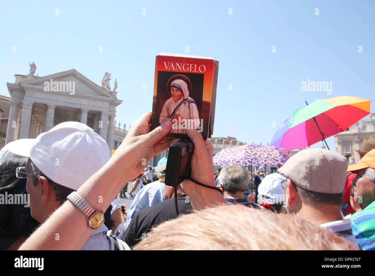 Rome, Italy. 4th Sep, 2016. Pilgrims from all the world gather in the ...