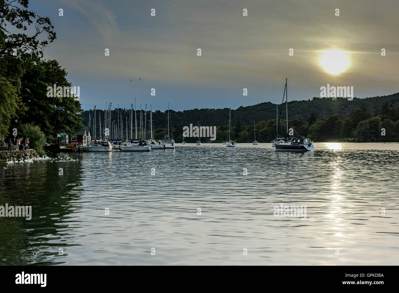 Bowness bay lake windermere marina hi-res stock photography and images ...