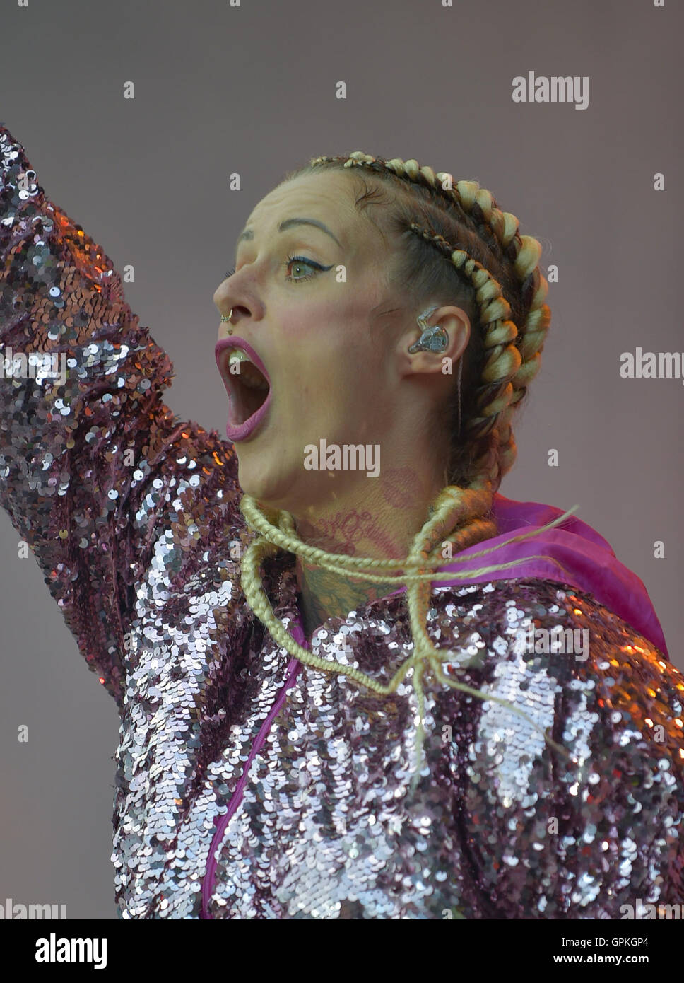Puettlingen, Germany. 13th Aug, 2016. Jennifer Weist as Jennifer ...