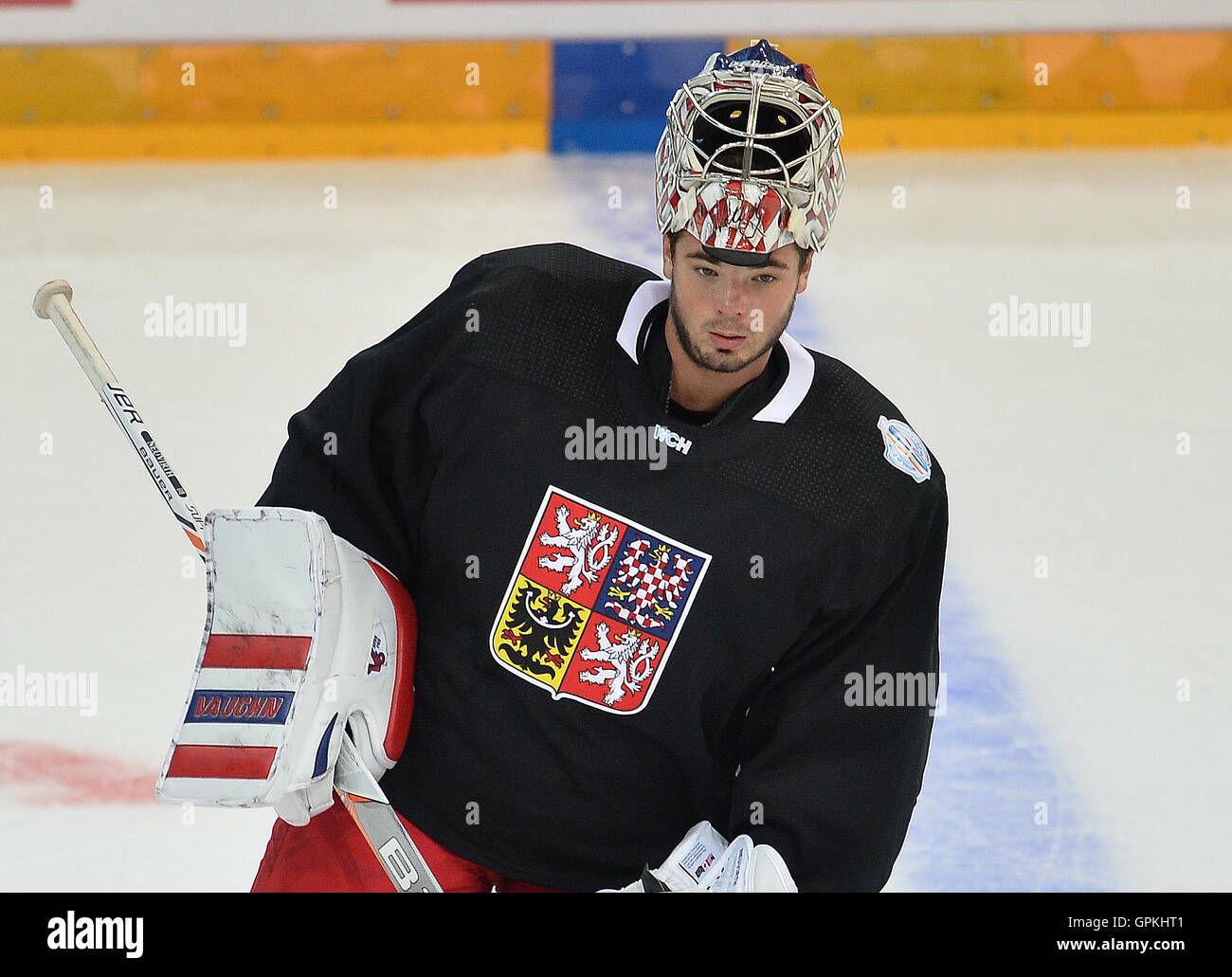 Prague, Czech Republic. 05th Sep, 2016. Czech goalie Michal Neuvirth ...