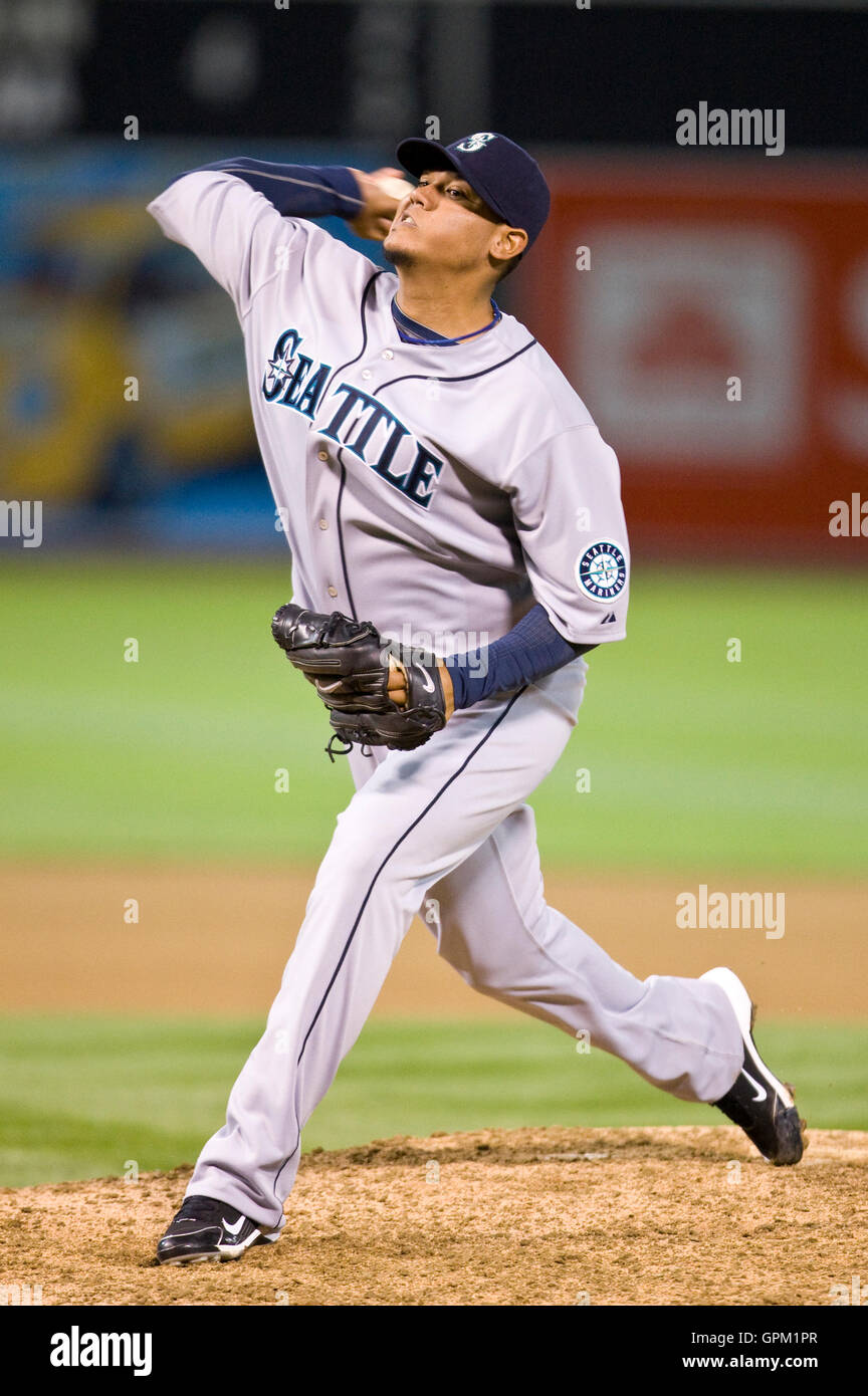 April 5, 2010; Oakland, CA, USA; Seattle Mariners starting pitcher ...