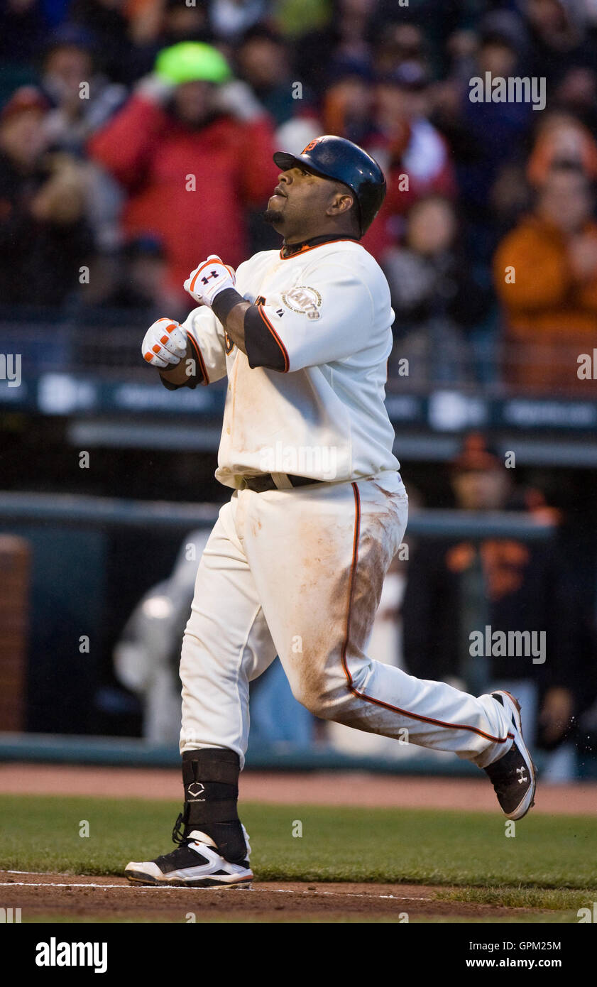 April 11, 2010; San Francisco, CA, USA; San Francisco Giants third ...