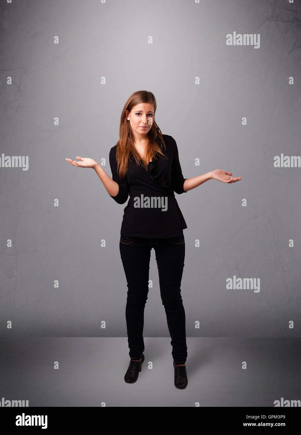 beautiful young lady juggling with copy space Stock Photo - Alamy