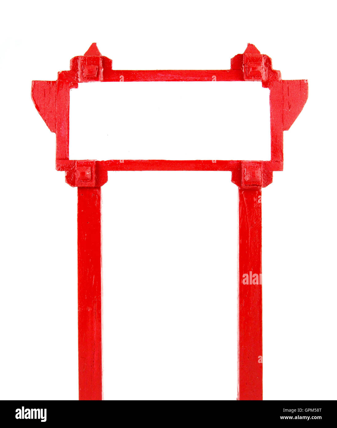3d retro red signboard hi-res stock photography and images - Alamy