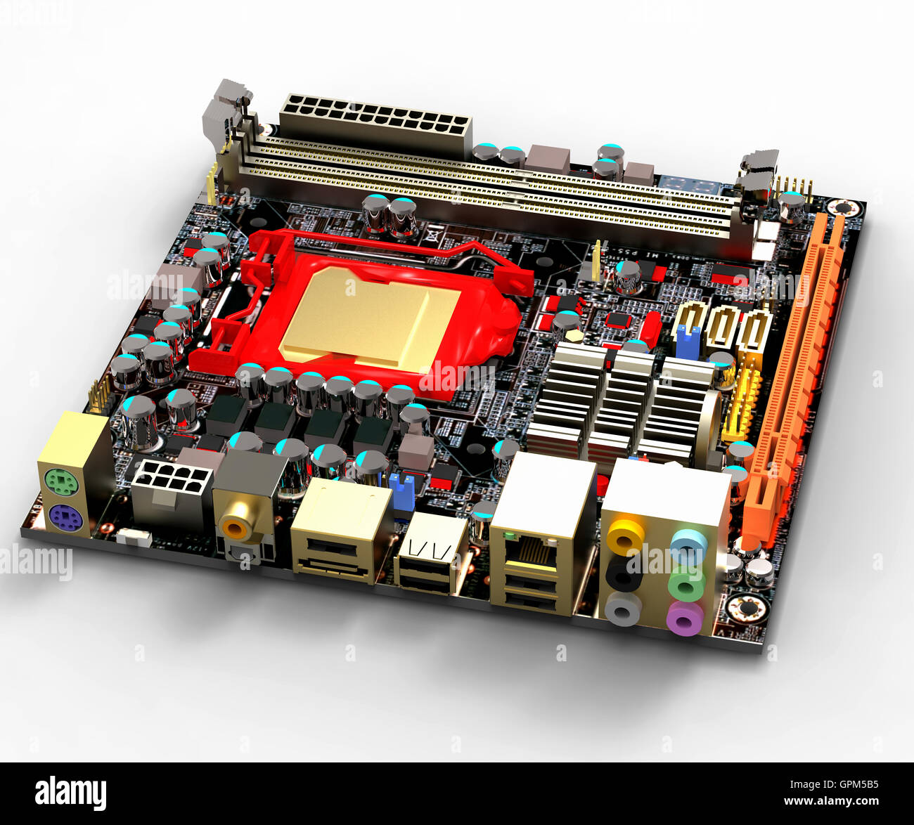 Digital motherboard hi-res stock photography and images - Alamy