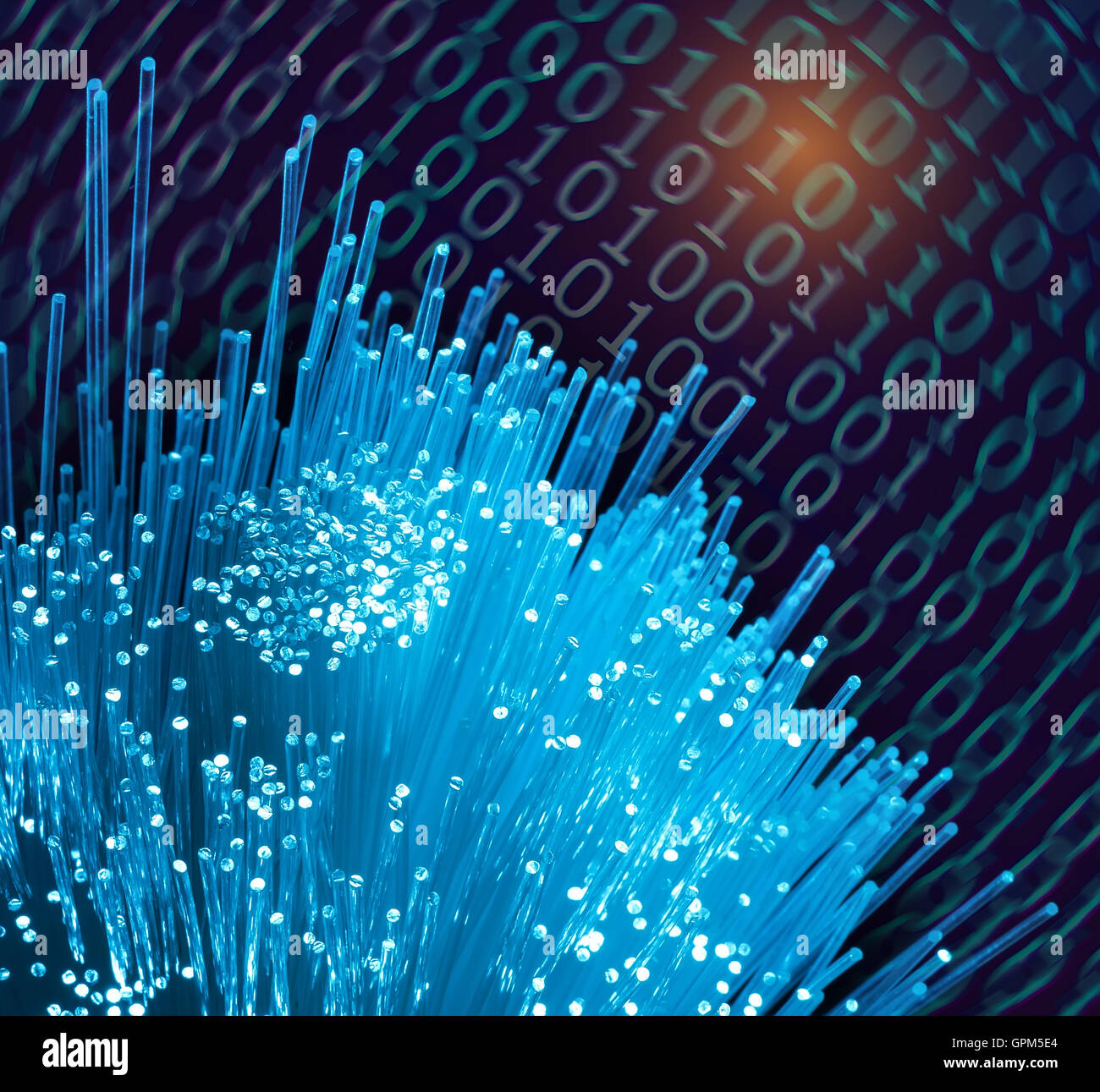 Internet technology fiber optic background Stock Photo - Alamy