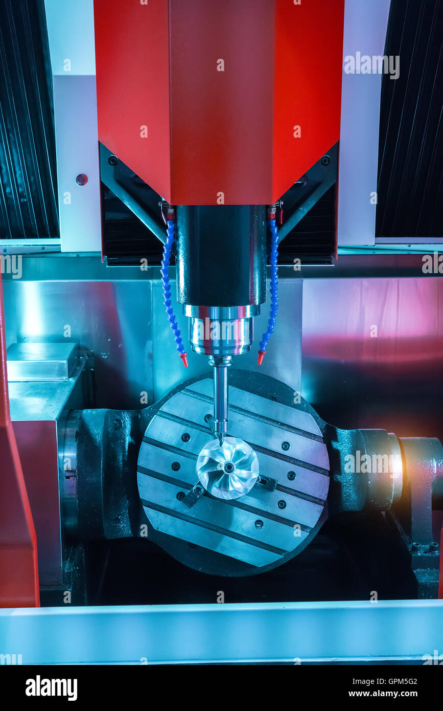 Cnc milling machine milling heads hi-res stock photography and images ...