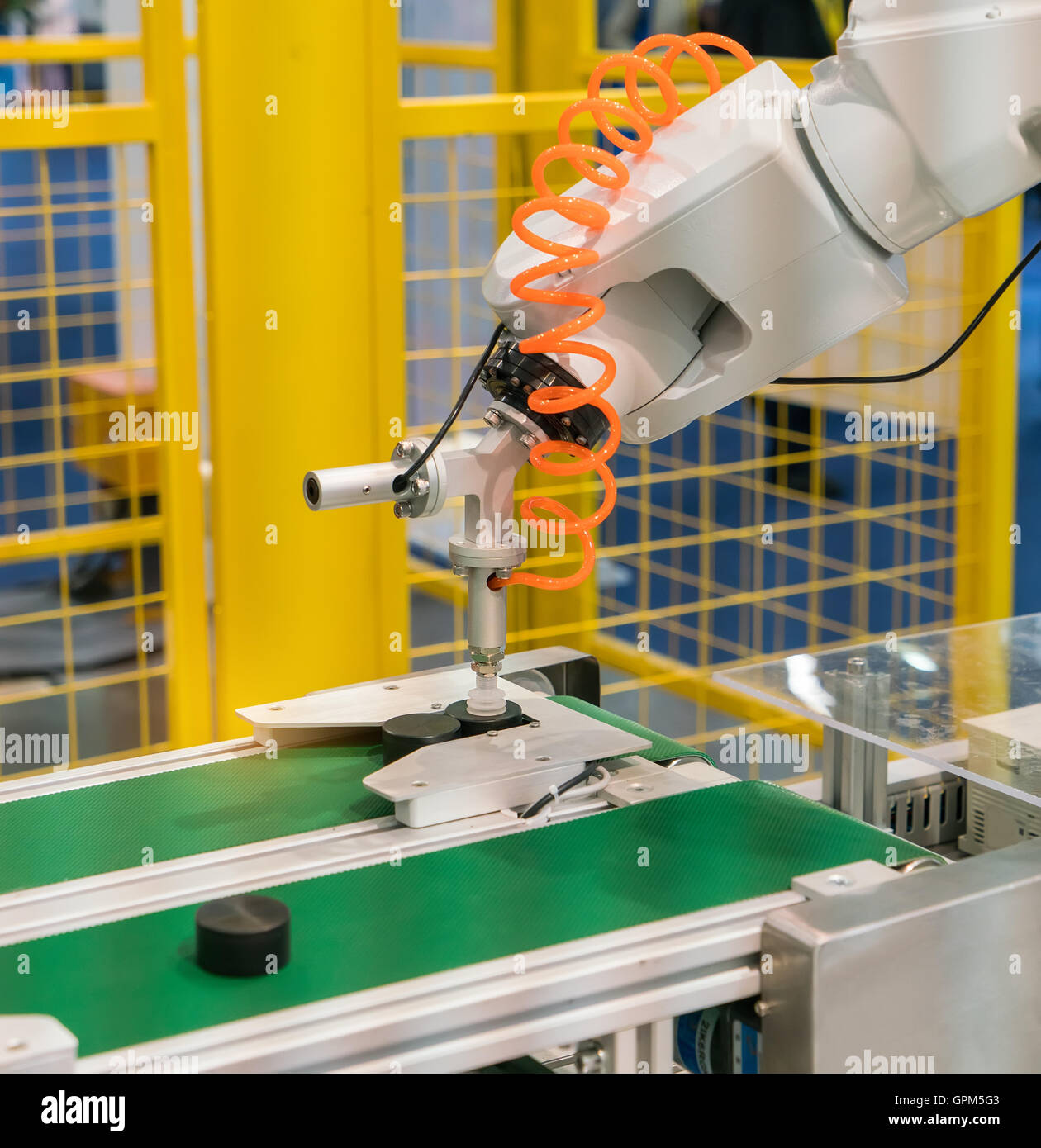 robotic hand machine tool at industrial manufacture factory Stock Photo ...