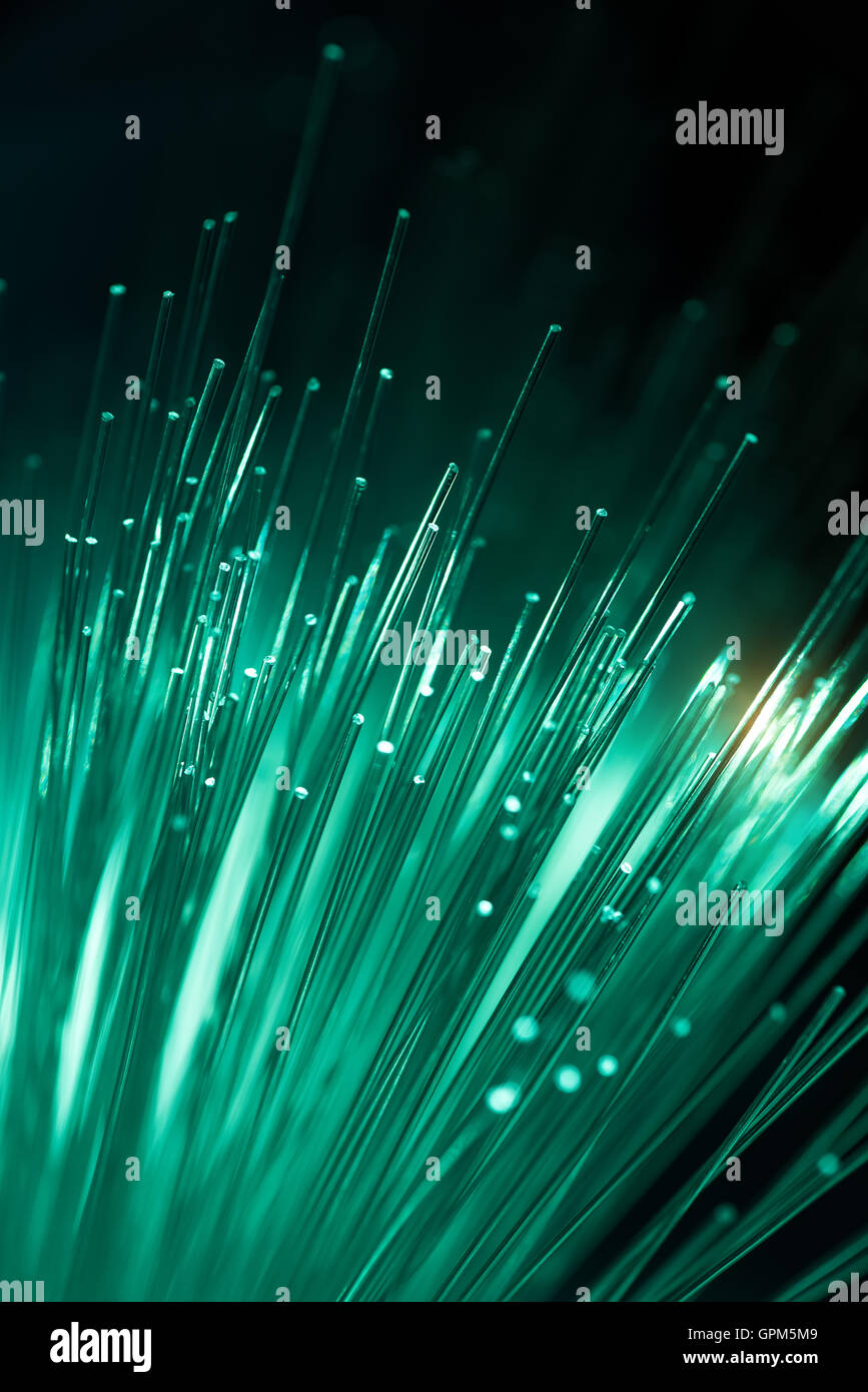 Internet technology fiber optic background Stock Photo - Alamy