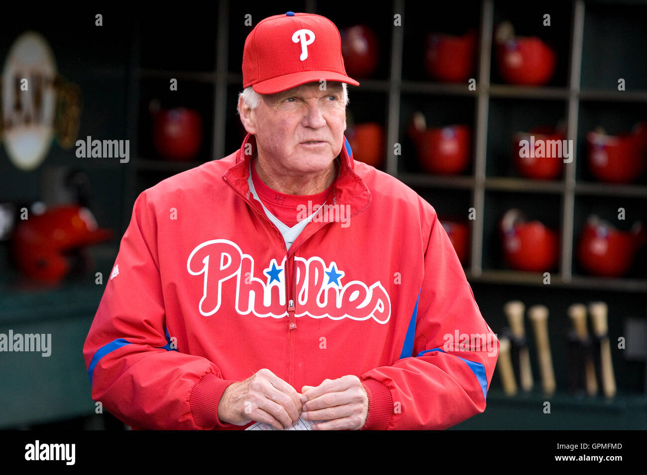 Phillies manager charlie manuel hi-res stock photography and images - Alamy