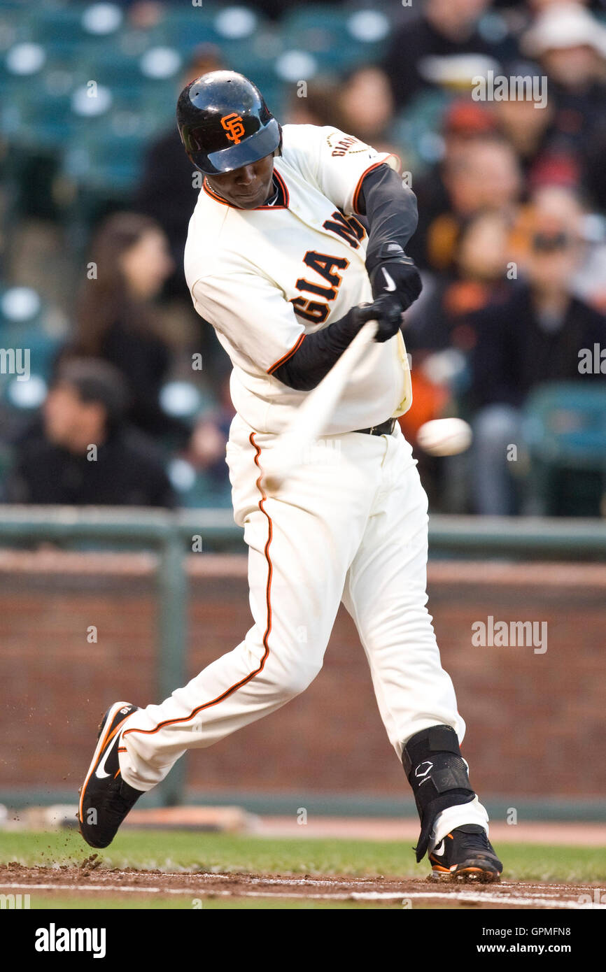 April 27, 2010; San Francisco, CA, USA; San Francisco Giants shortstop ...
