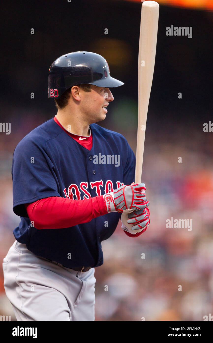 June 25, 2010; San Francisco, CA, USA; Boston Red Sox right fielder ...