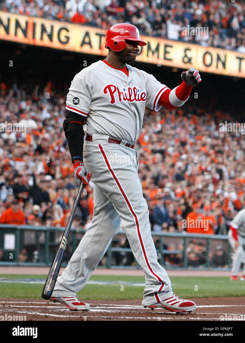 October 20, 2010; San Francisco, CA, USA; Philadelphia Phillies first ...
