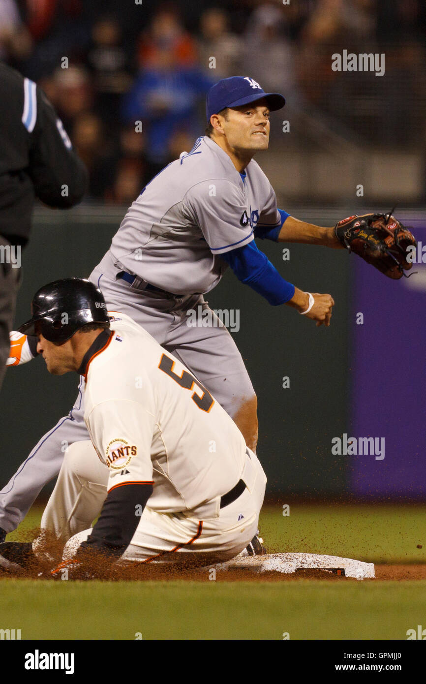 April 11, 2011; San Francisco, CA, USA; San Francisco Giants left ...