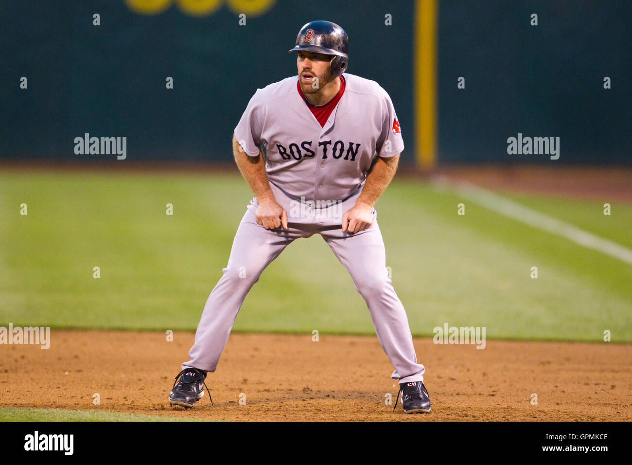 July 19, 2010; Oakland, CA, USA; Boston Red Sox first baseman Kevin ...