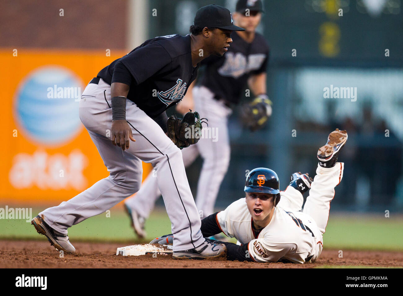 July 27, 2010; San Francisco, CA, USA; Florida Marlins shortstop Hanley ...