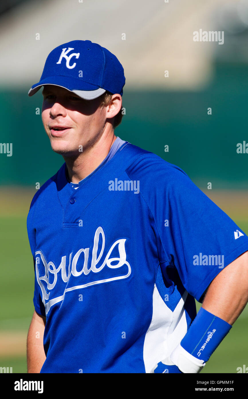 August 2, 2010; Oakland, CA, USA; Kansas City Royals second baseman ...