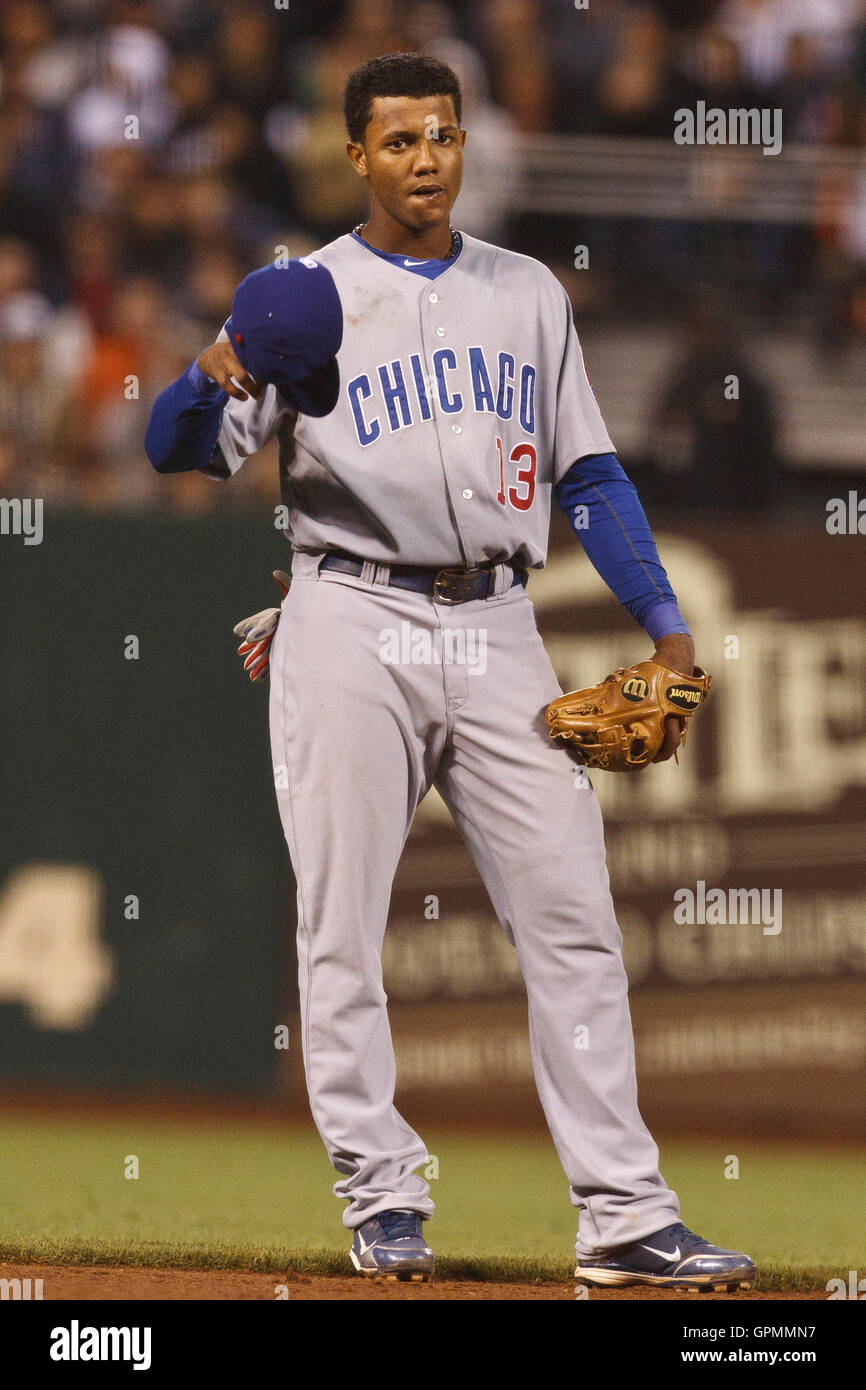 Chicago cubs shortstop starlin castro 13 hi-res stock photography and ...