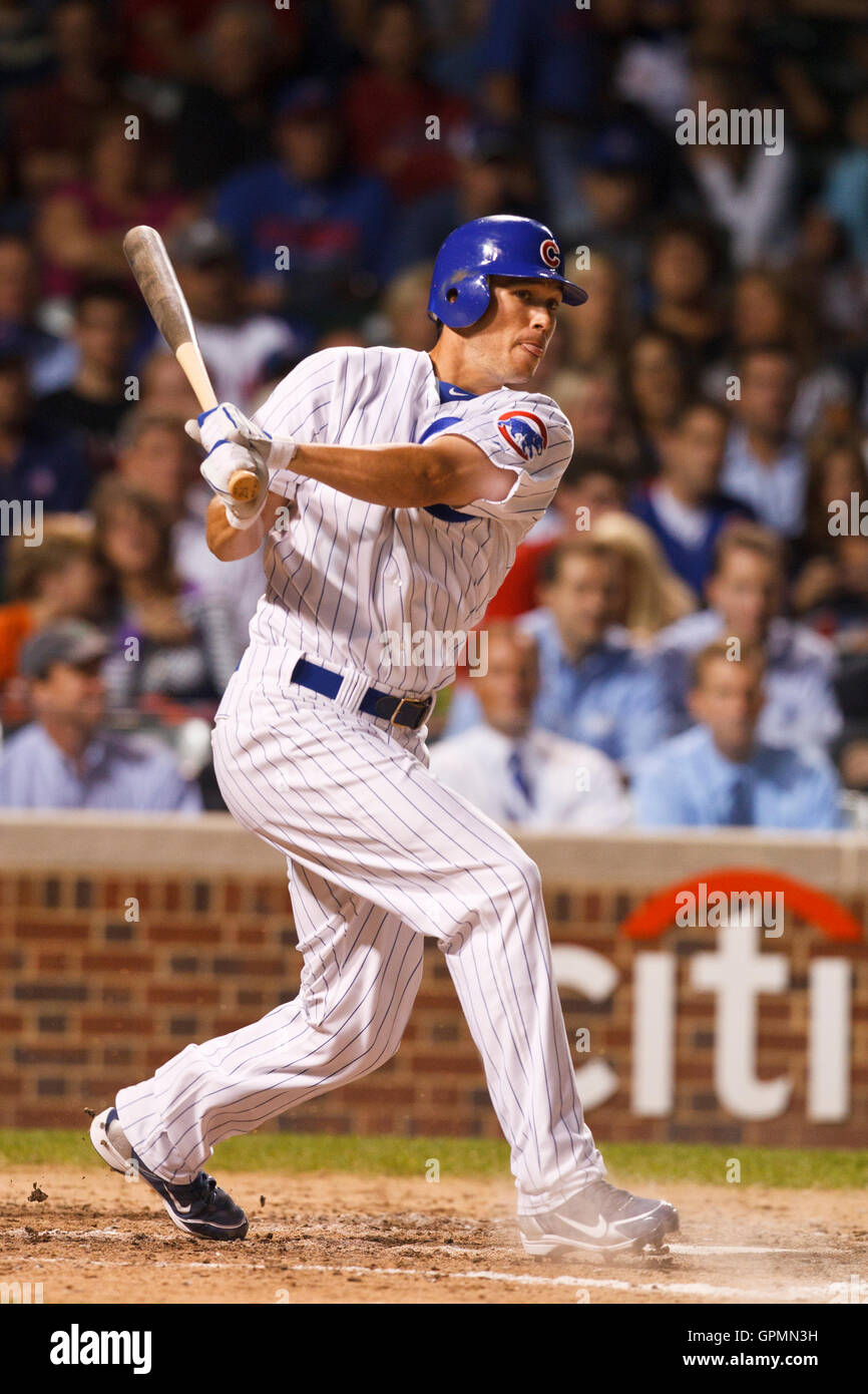 August 17, 2010; Chicago, IL, USA; Chicago Cubs right fielder Tyler ...