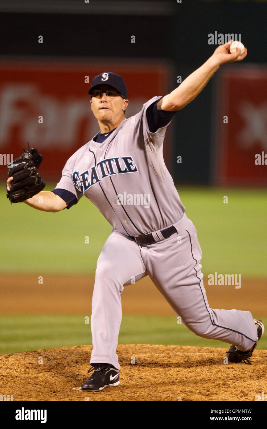 September 8, 2010; Oakland, CA, USA; Seattle Mariners relief pitcher ...