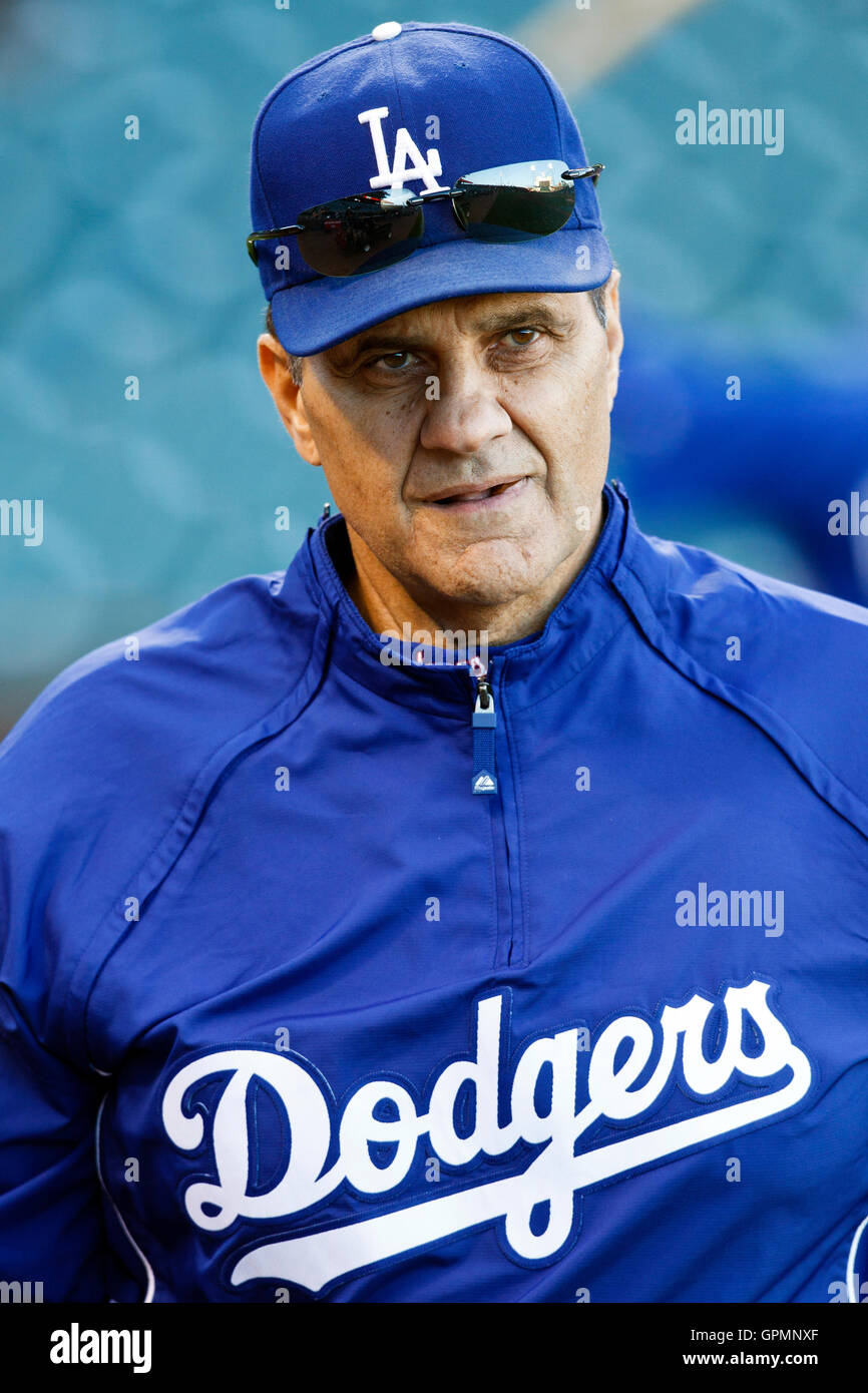 September 14, 2010; San Francisco, CA, USA; Los Angeles Dodgers manager ...