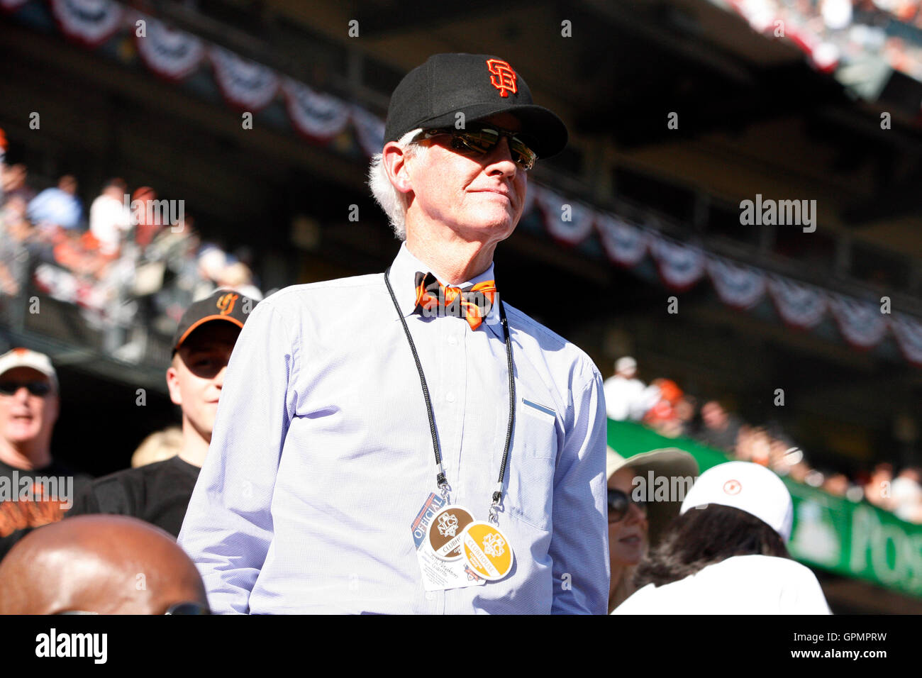 October 19, 2010; San Francisco, CA, USA; San Francisco Giants owner ...