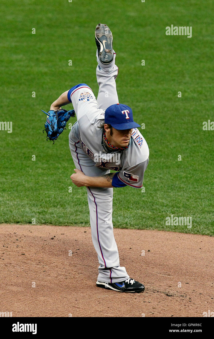 October 28, 2010; San Francisco, CA, USA; Texas Rangers starting ...