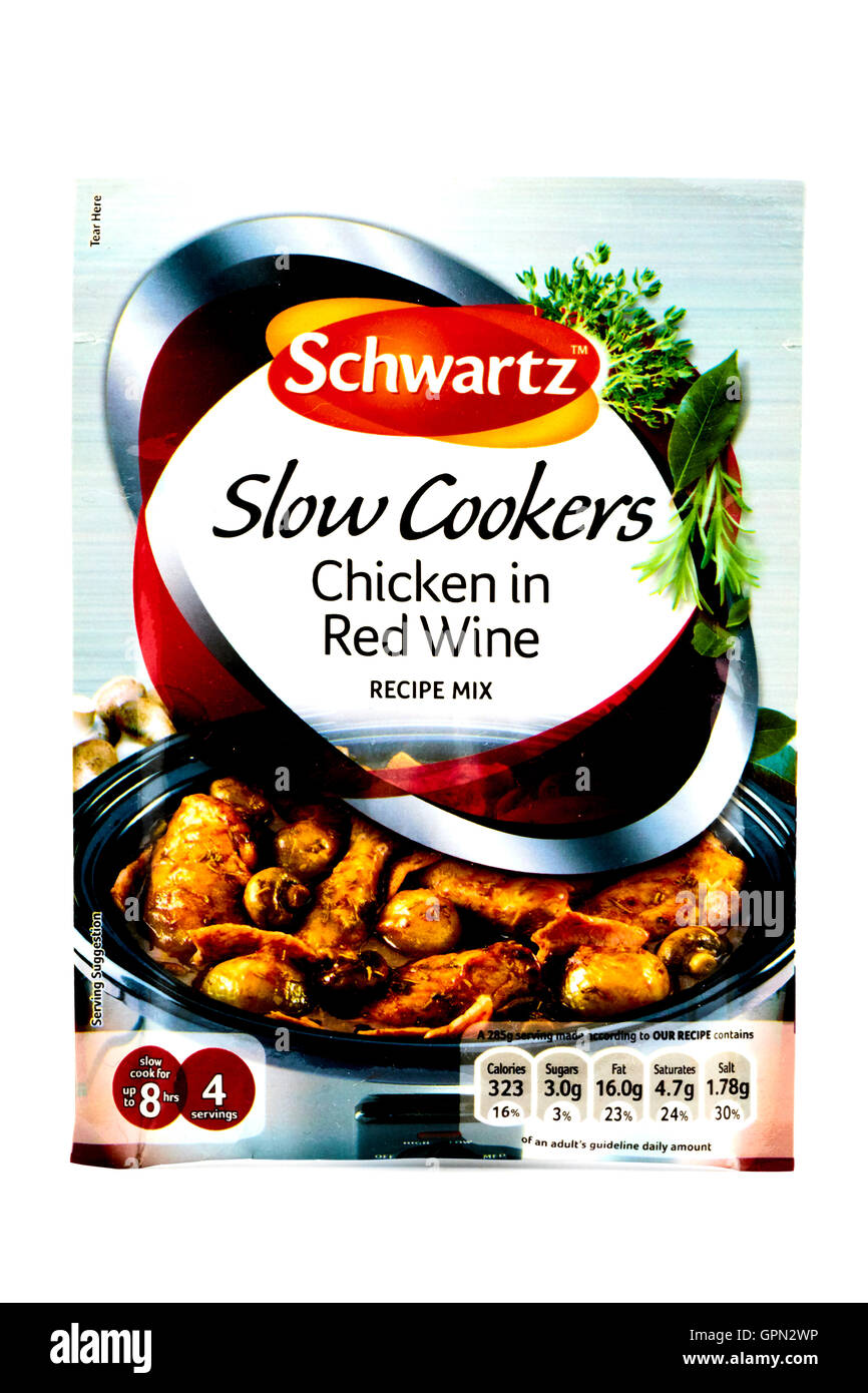 Packet recipe hi-res stock photography and images - Alamy