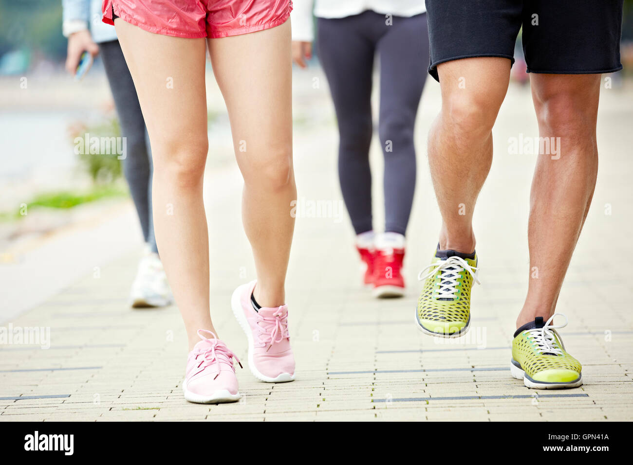 Female runners city hi-res stock photography and images - Alamy