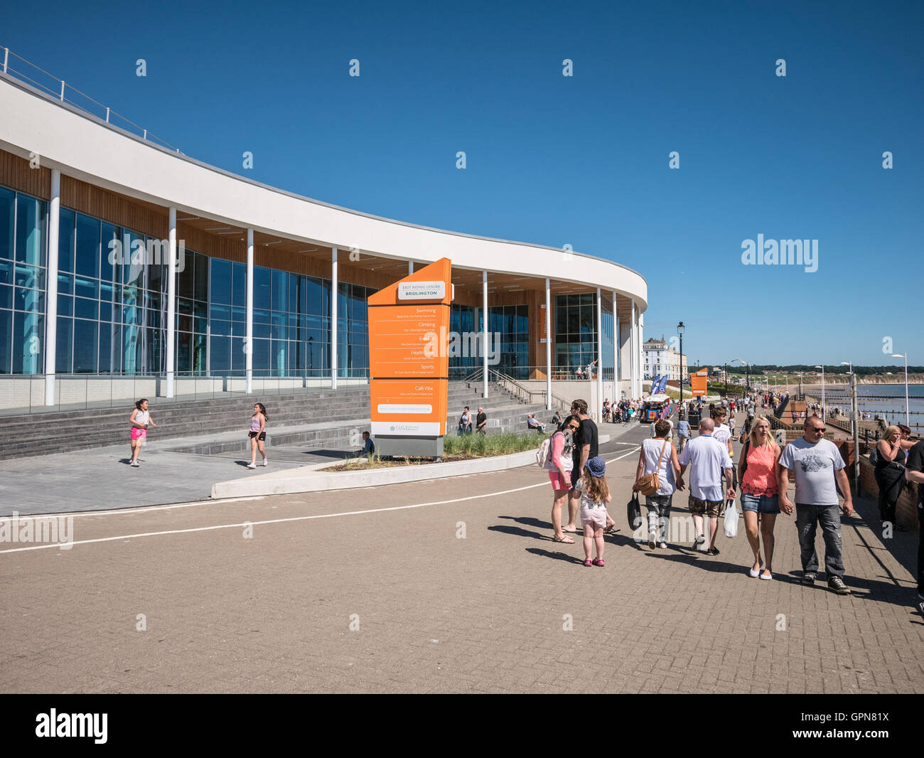 Refurbished Leisure Centre North Promenade Bridlington East Yorkshire ...