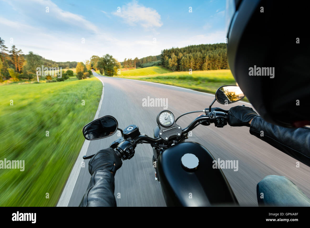 Close up shot beautiful motorcycle hi-res stock photography and images ...