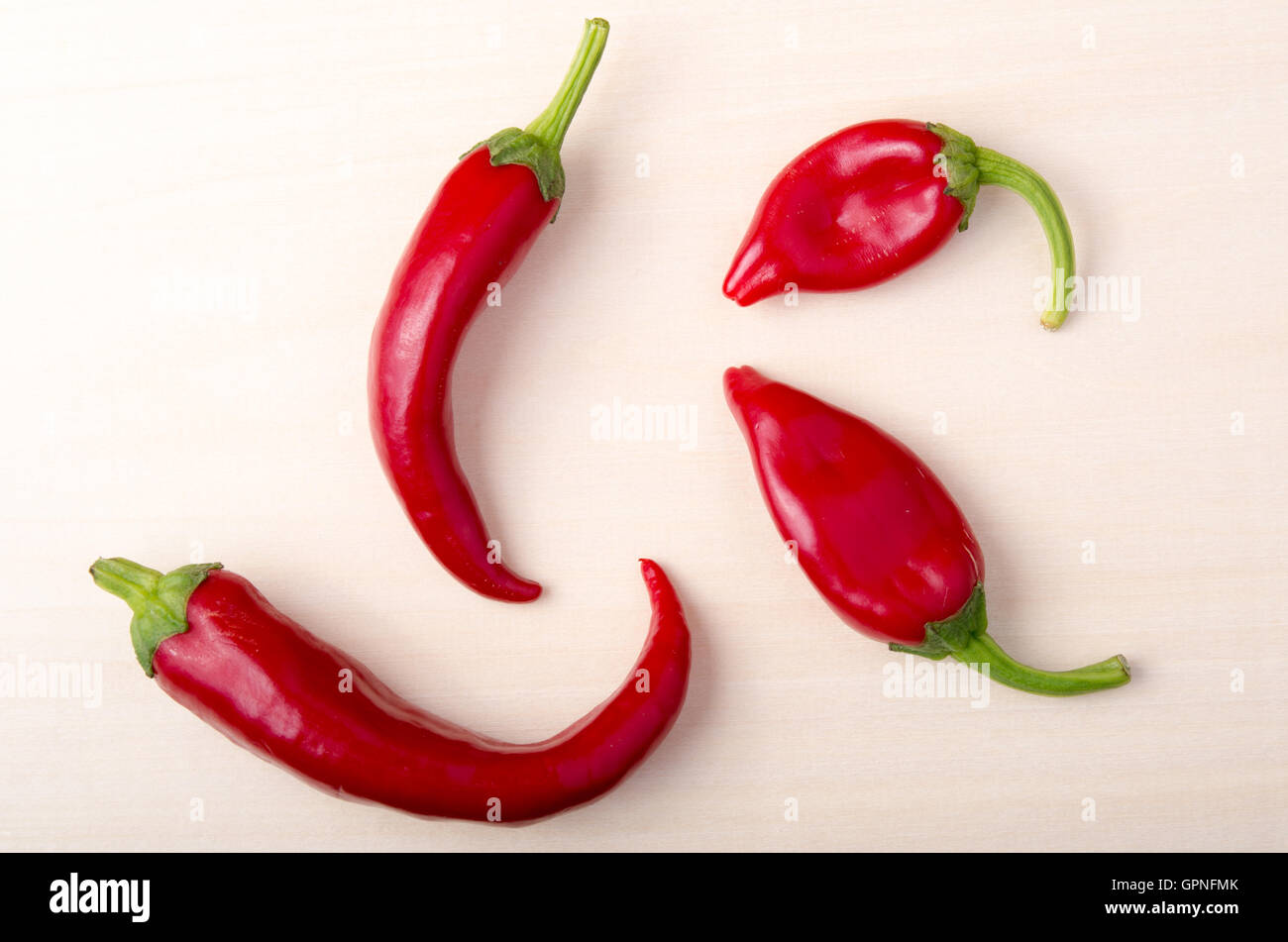 Chilli top view hi-res stock photography and images - Alamy