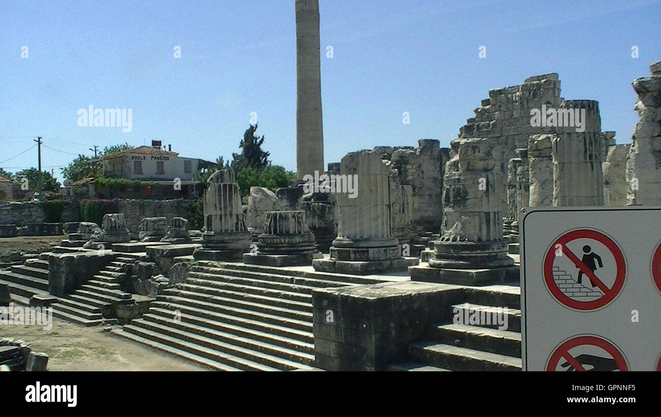 Didyma - Temple of Apollo, Turkey Stock Photo - Alamy