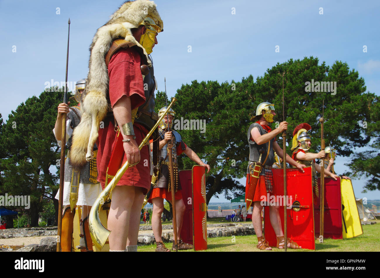 Segontium Roman Event, Caernarfon Stock Photo - Alamy